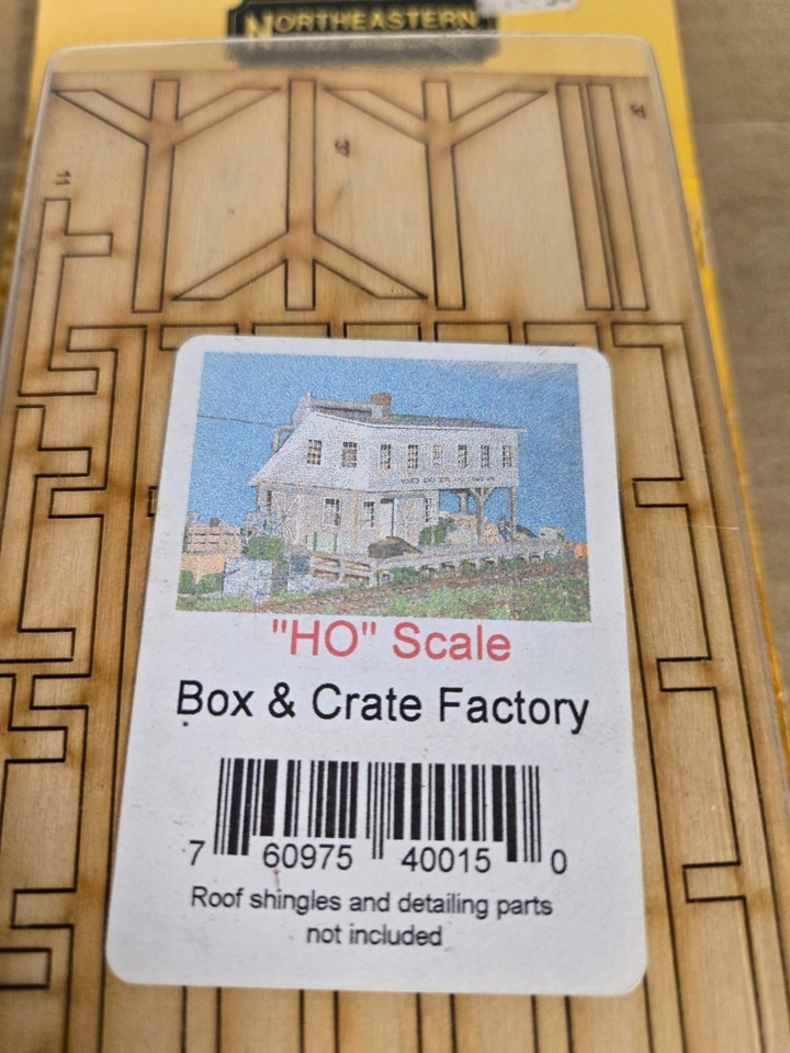 JBF STS Northeastern Scale Models # 4015 Box & Crate Factory HO Scale ...