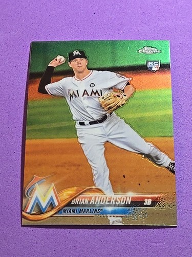 2018 Brian Anderson ROOKIE RC Topps Chrome #22 | eBay