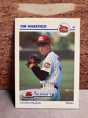 1991 Impel #119 Tim Wakefield Baseball Card Carolina Mudcats Pre Rookie ...