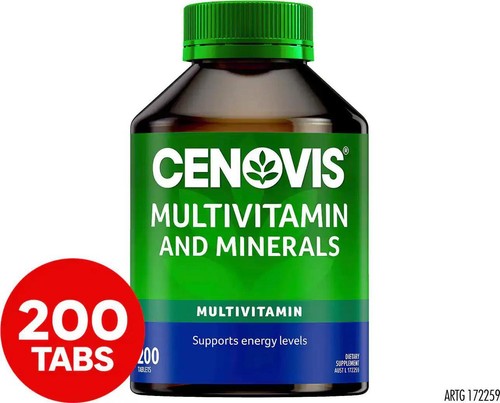 Cenovis Multivitamin And Minerals Tablets 200pk | eBay Australia