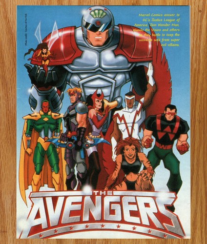 Marvel the Avengers Vision Wasp Hawkeye - Video Game Print Ads Poster ...