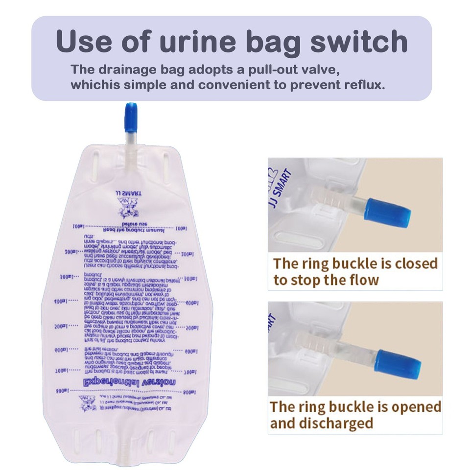 Female Wearable Urinal Bag Silicone Urine CatheterPortable Urine ...