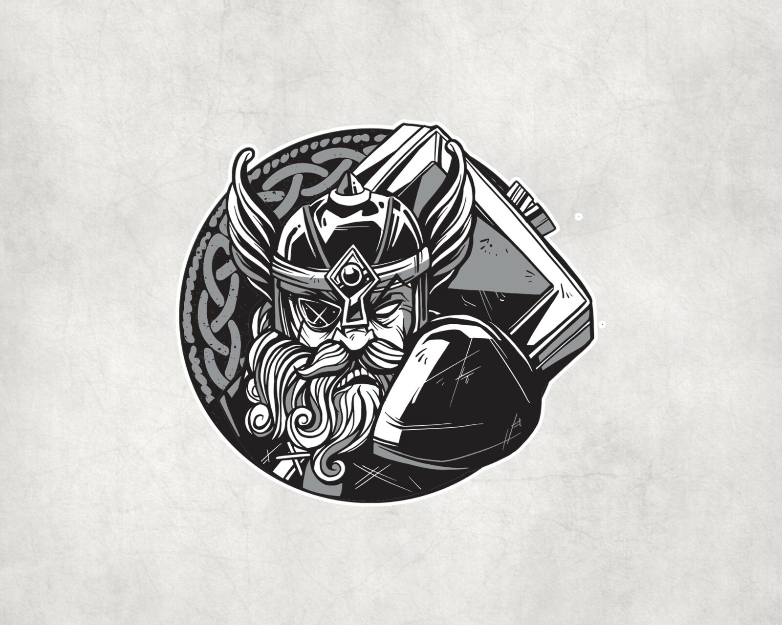 2 x Viking Nordic Odin Decal Stickers Decals Sticker Laptop | eBay UK