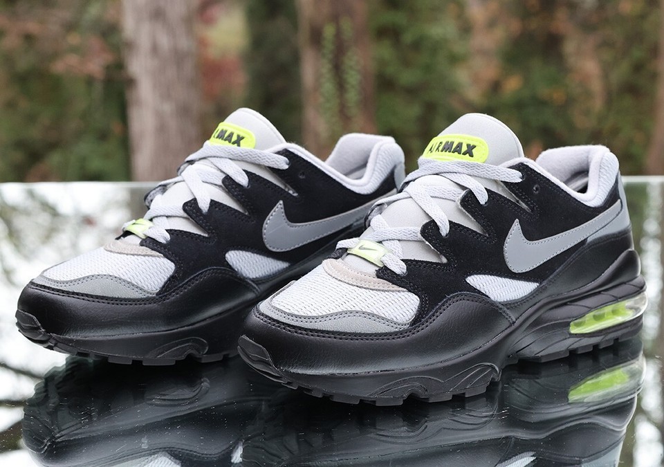 Nike Air Max 94 Men’s Size 9 Wolf Grey Black Volt Custom AV2300-001 | eBay