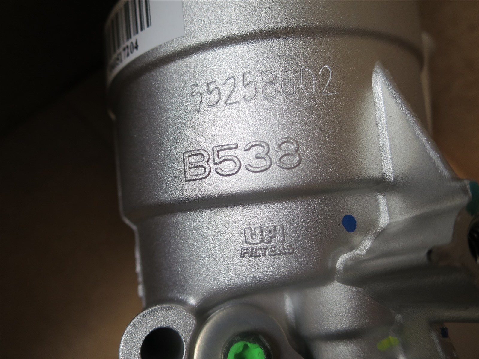 Vauxhall ASTRA 1.3 CDTI A13dte Oil Cooler Filter Housing 55258602 Fits ...