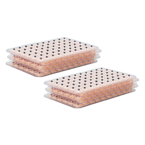 1200 Pcs Ear Bead Patch Relieves Stress Point Massage Ear Press Bead ...