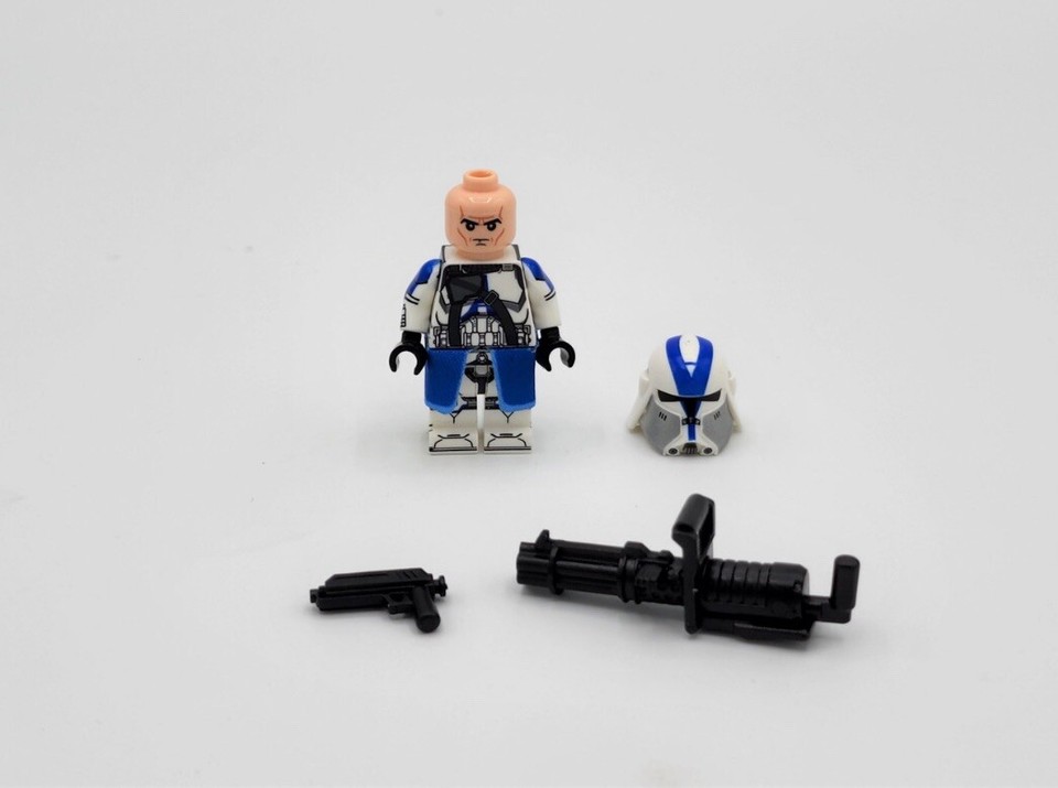 CUSTOM Star Wars 501st Heavy Assault Clone Trooper Brick Minifigure | eBay