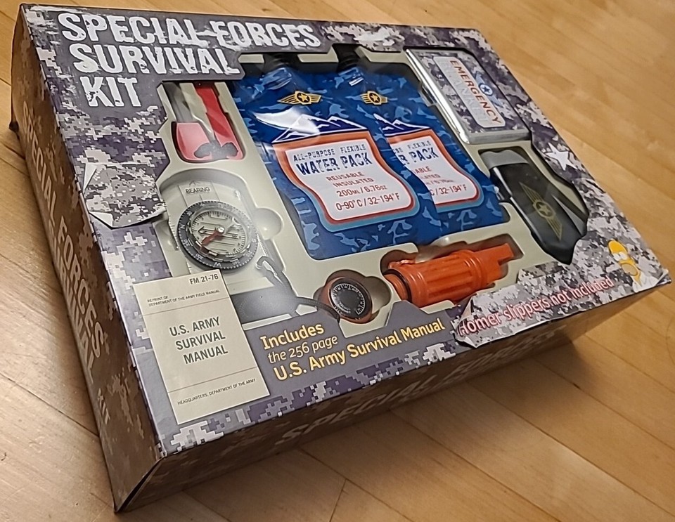 Special Forces Survival Kit Complete / Book Included NIB | eBay