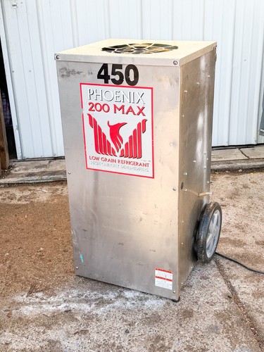 Custom Lot Of 2 Phoenix 200 MAX Commercial Dehumidifier Low Grain ...