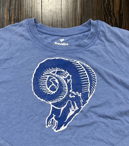 Fanatics Los Angeles Rams Long Sleeve T Shirt Men’s 2XL Blue Cotton NEW ...