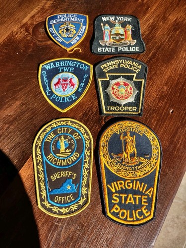Uniform Arm Patch State Police Trooper Sheriff Virginia New York ...