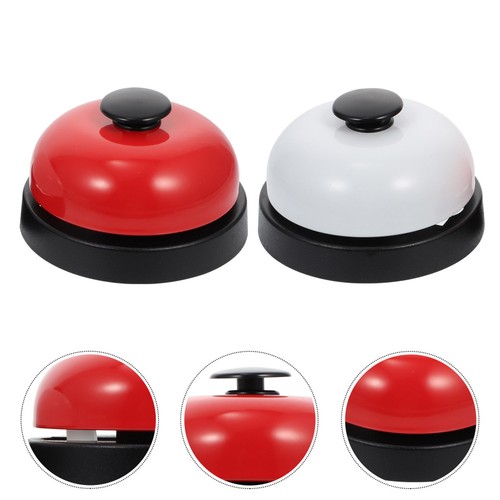 2 Pcs Customer Service Bell Metal Construction Buzzers for Games | eBay ...
