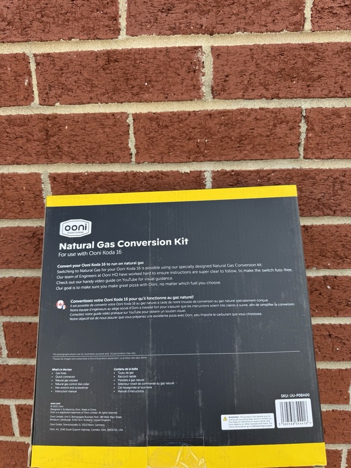 Ooni Natural Gas Conversion Kit | eBay