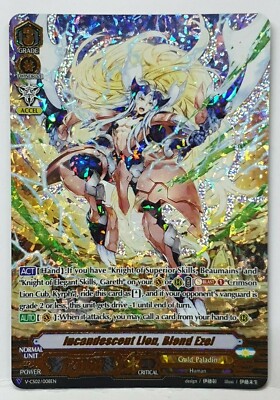 Cardfight Vanguard Incandescente Leone, Biondo Ezel V-CS02/008EN Lamina ...