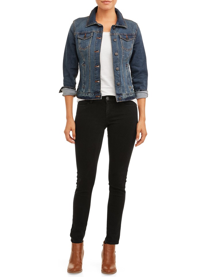 Time and Tru Women's Denim Jacket Medium Wash SIZE L --A15-- | eBay