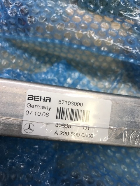 Engine Oil Cooler 2205000500 Fits 2003 MERCEDES BENZ Cl55 AMG OEM for ...