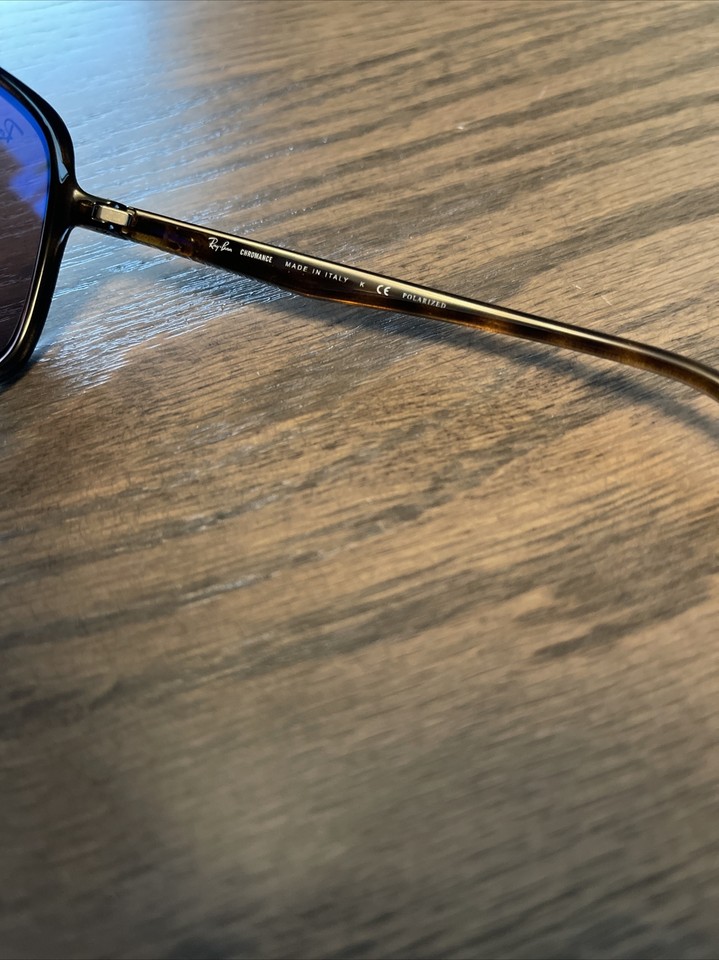 Ray-Ban RB4375 Sunglasses Chromance Havana w/ Polarized Purple Lenses ...