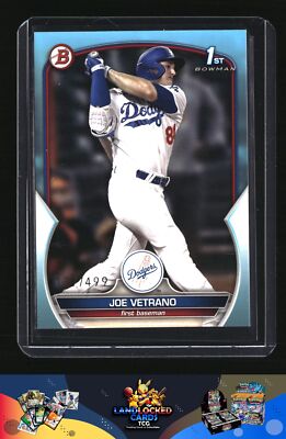 2023 Bowman Draft 1st Joe Vetrano /499 | eBay