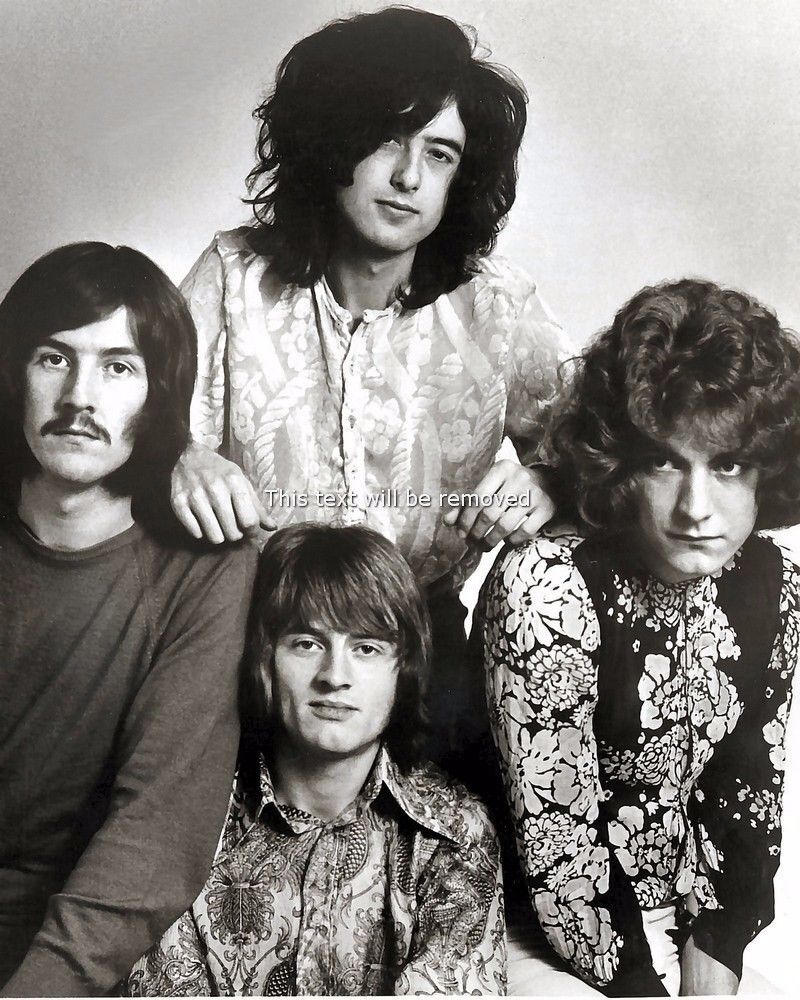 led zeppelin 1968 Robert Plant Jmmy Page John Bonham 8x10 Picture ...