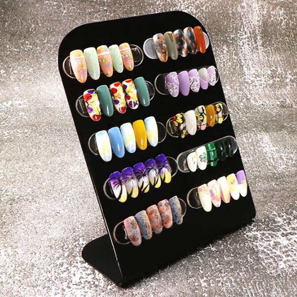 Nail Tip Display Nail Tips Art Stand Display Board Nail Gel Polish ...