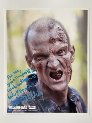 MIKE MUNDY In-Person signiertes Autogramm 20x25cm The Walking Dead ...