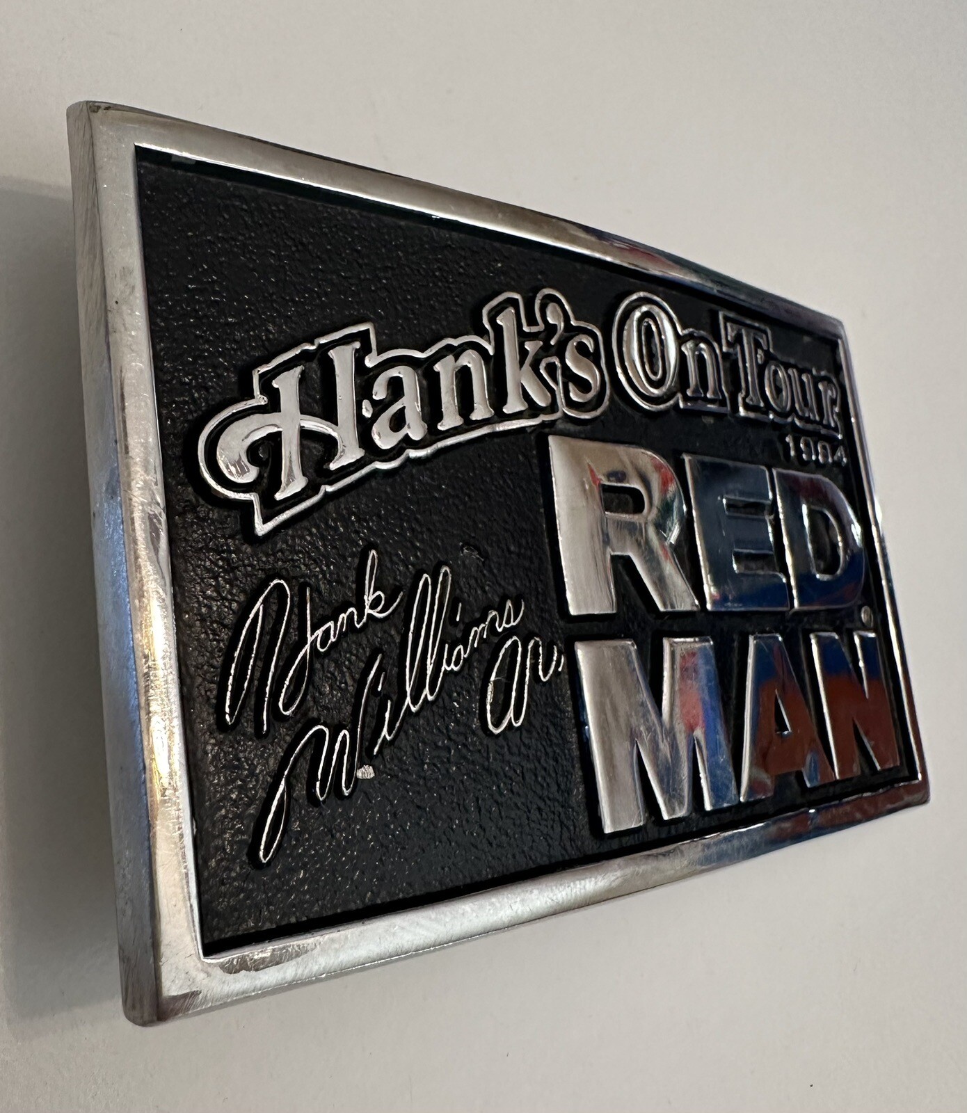 Vintage Hank Williams Jr 1984 Hank’s On Tour Red Man … - Gem