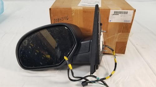 GM 2007-2014 Chevrolet GMC Black Driver Left Side View Mirror 15100733 ...