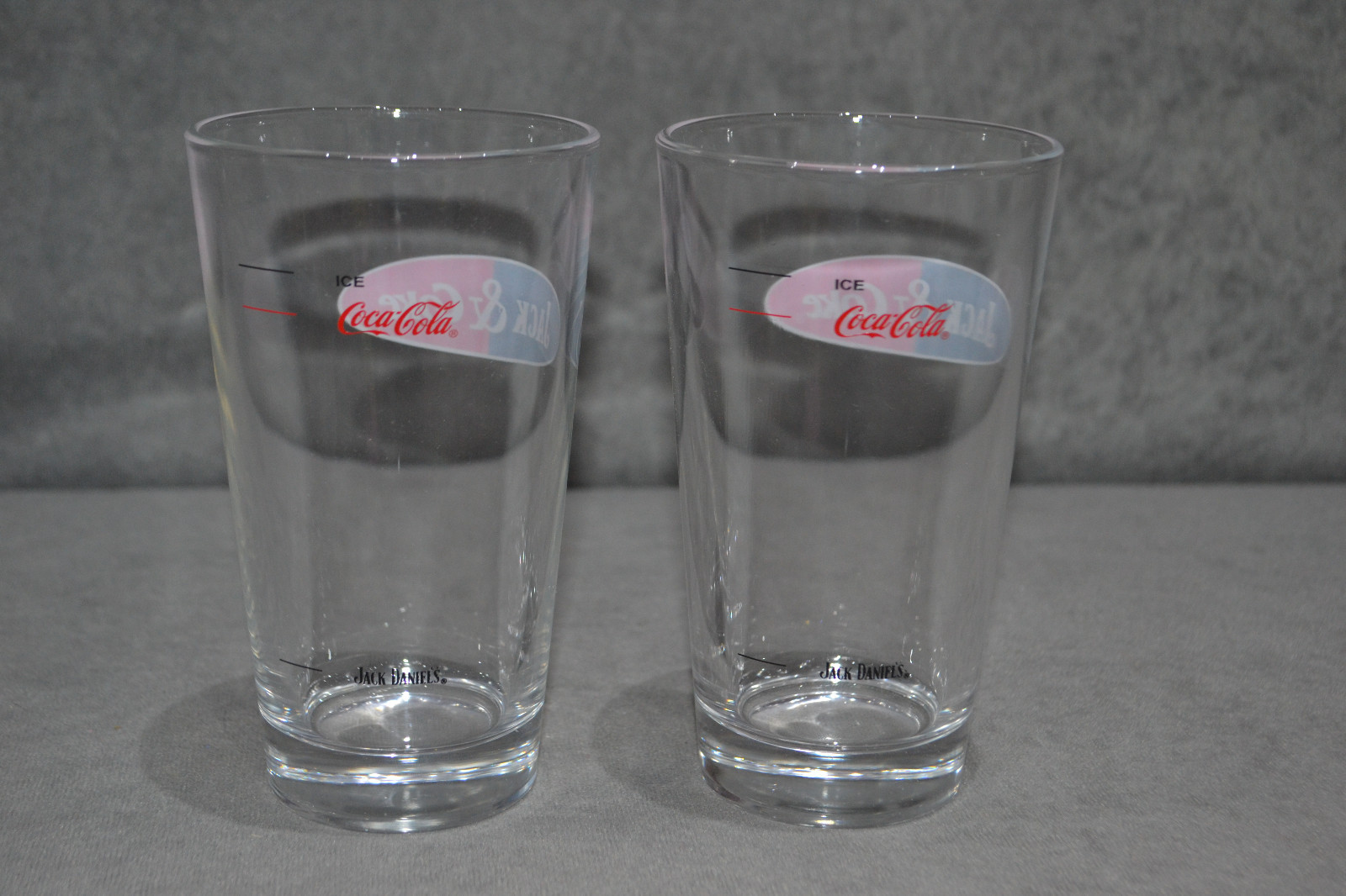 2x Jack Daniel's And Coca Cola Highball Glass 35cl 350ml Whisky Jack ...