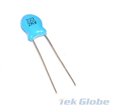 10pcs 2KV 222M 2.2NF 2000V High Voltage Ceramic Disc Capacitor | eBay