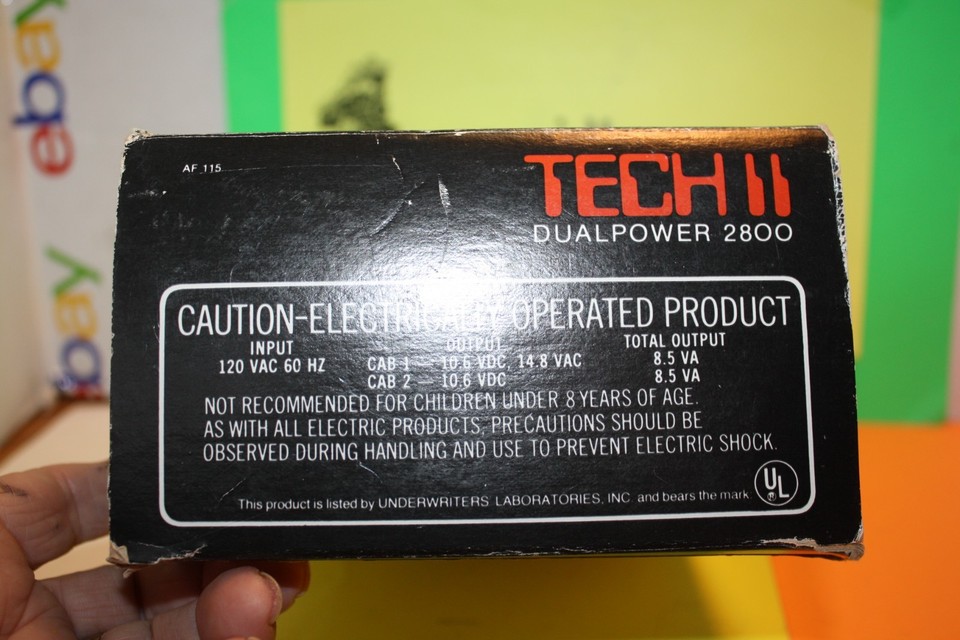 Orig .Box MRC Tech II Dual Power 2800 DC Power Supply Train Transformer ...