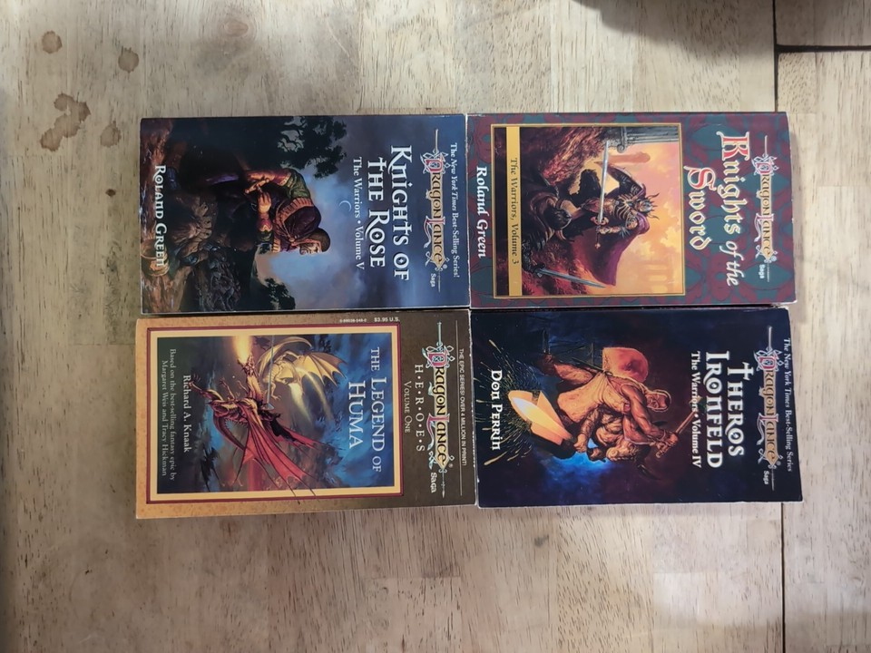 Dragonlance 24 book lot Different Trilogy's See The Pics For The Books ...