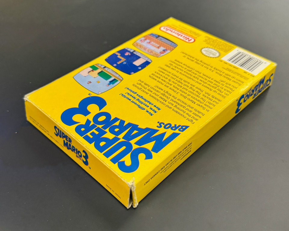 Super Mario Left Bros 3 NES Nintendo Complete In Box CIB | eBay