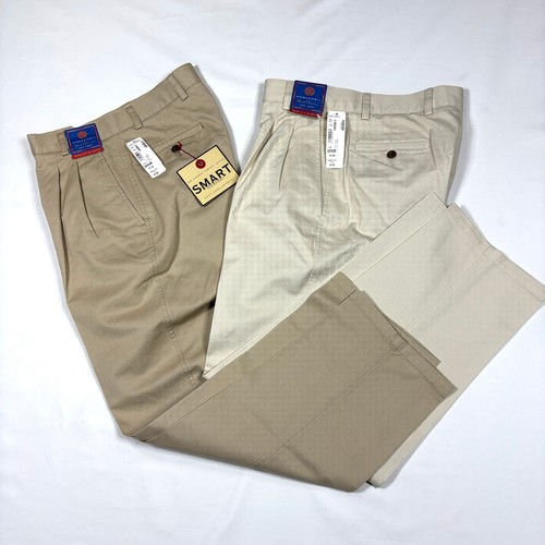 NWT VTG Lot of 2 Norsport Boat Classics Pleated Pants Yacht Rock Wear ...