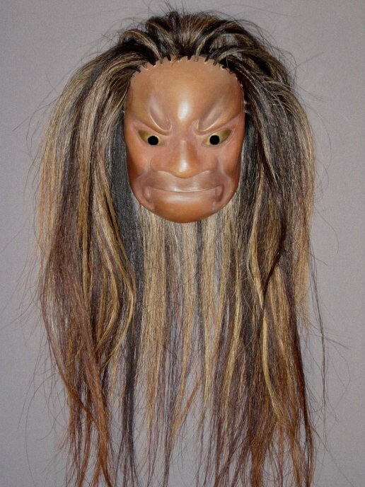 Gojinjo Taiko Mask Old man Japanese Traditional Mask | eBay