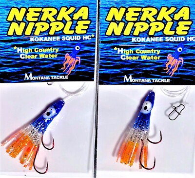 Kokanee Hoochies (2): uv "BLUE BETTA" | eBay