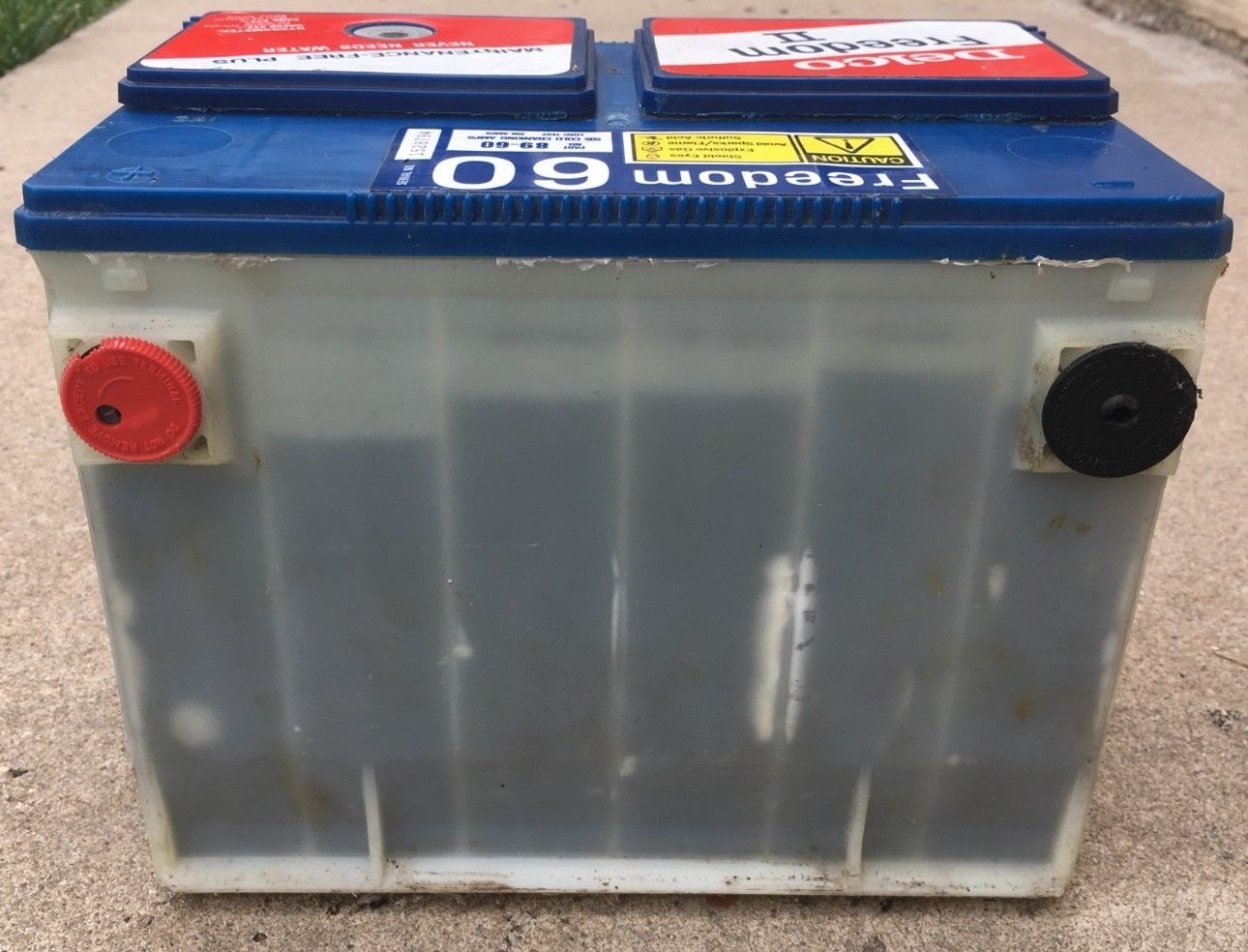 ORIGINAL ASSEMBLY-LINE DELCO 89-60 FREEDOM II BATTERY Corvette Firebird ...