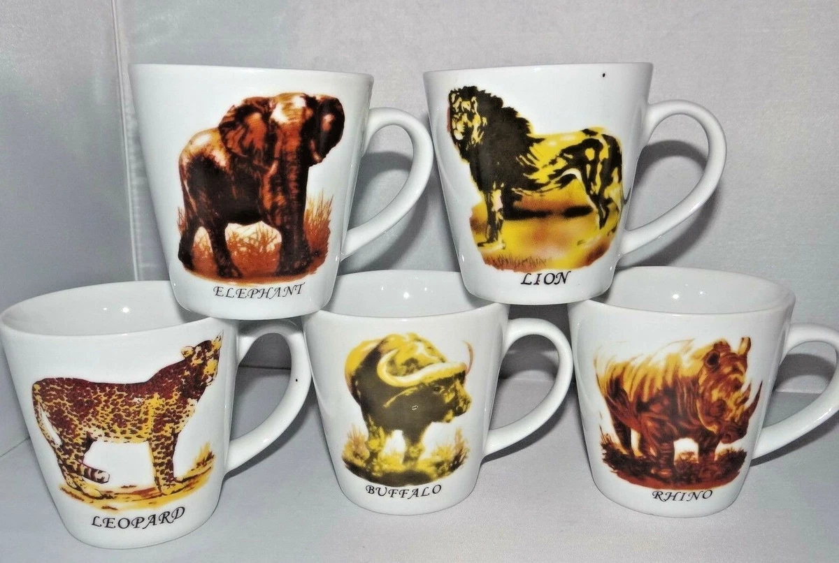 Safari Animal Mugs