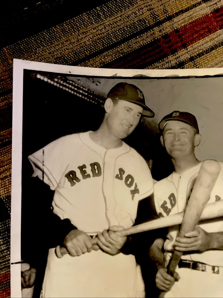 1958 TED WILLIAMS MLB BASEBALL BATTING TITLE PETE RUNNELS BOSTON RED ...