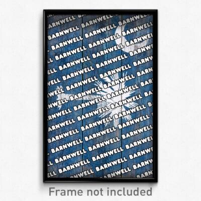 Barnwell South Carolina Poster (SC City Souvenir 11x17 Town Print) | eBay