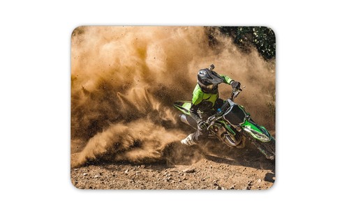 Motocross Dirt Bike Mouse Mat Pad - Biker Motorbike Dad Computer Gift ...
