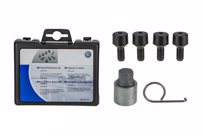 OEM NEW VW Volkswagen Lockable Wheel Bolt Set Security 000-071-597 ...