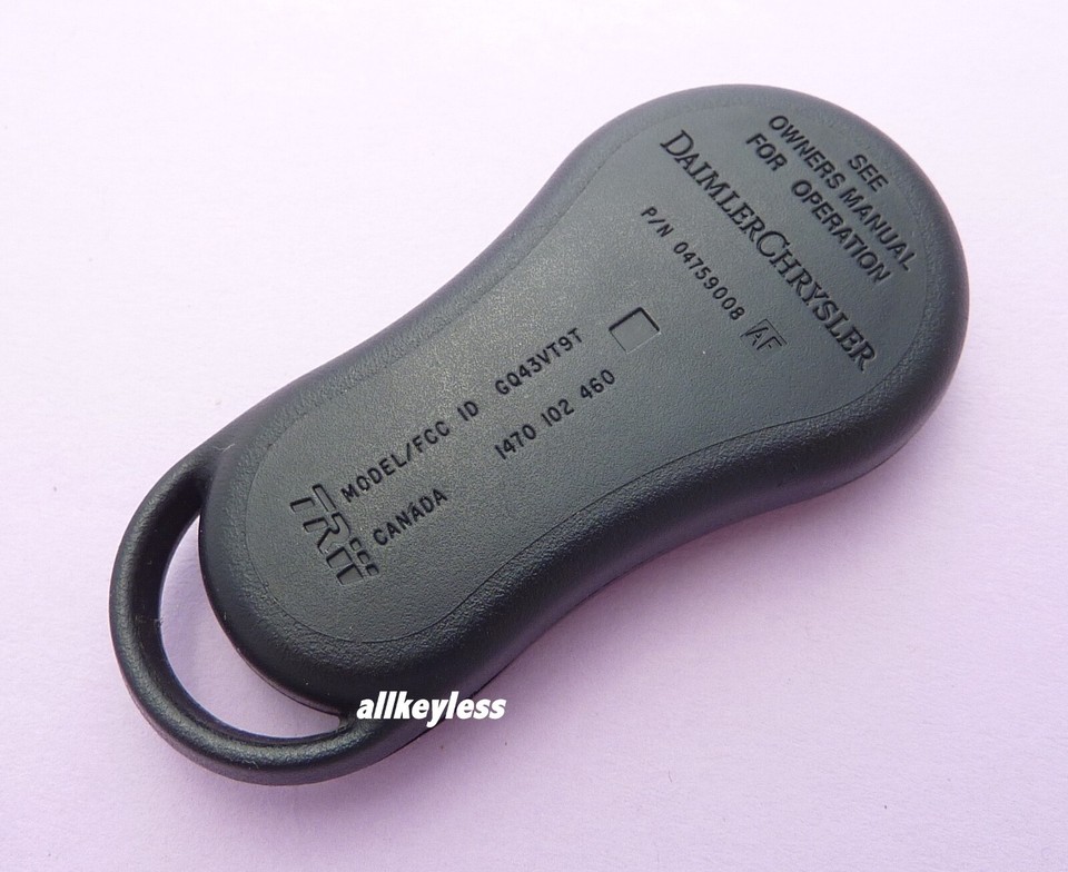 OEM CHRYSLER DODGE PLYMOUTH NEON keyless entry remote fob transmitter ...