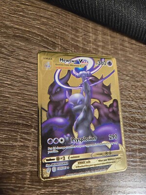 Mewtwo VMAX Pokemon Card Rainbow GX EX GX ACG V STAR HOLO 1st Metal MEW ...