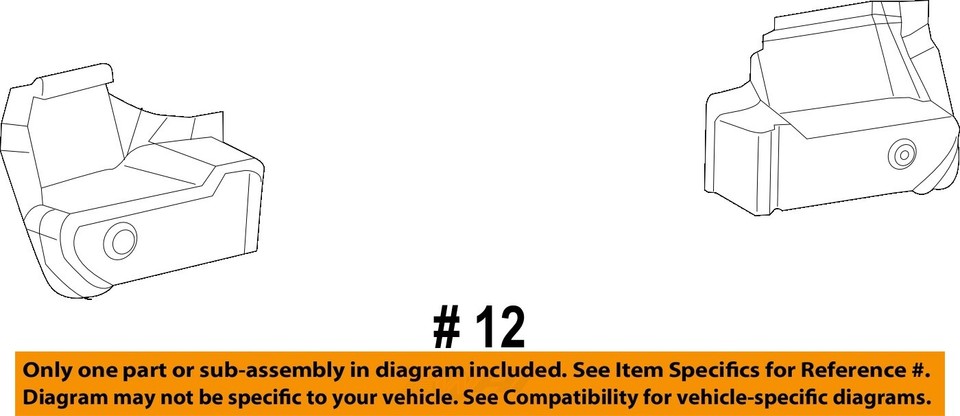 CHRYSLER OEM 18-23 Wrangler Bumper Components-Closure Panel 68349681AD ...