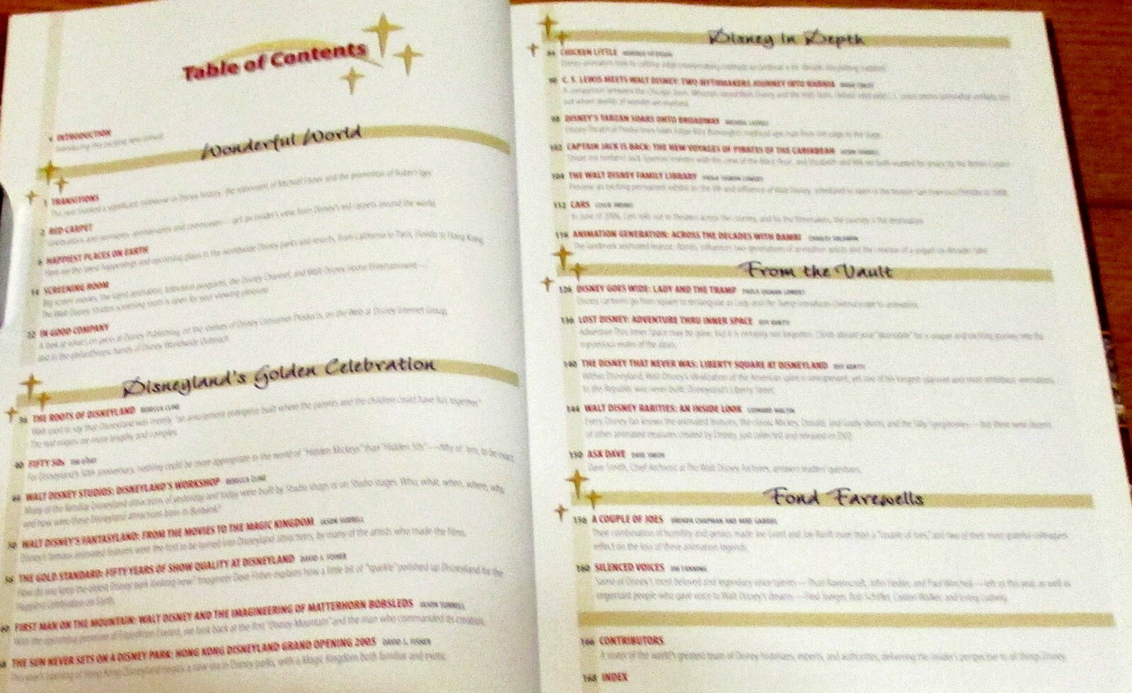 Disney Insider Yearbook 2005 Year in Review Hardcover Book W/DVD 169 ...