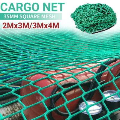 3M x 4M Heavy Duty Cargo Net Trailer Nets Truck Protector Mesh Safety ...