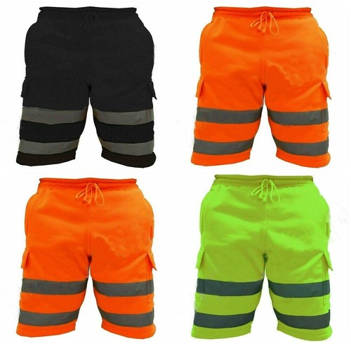 Hi Viz Combat Cargo Shorts High Visible Reflective Safety Work Wear ...