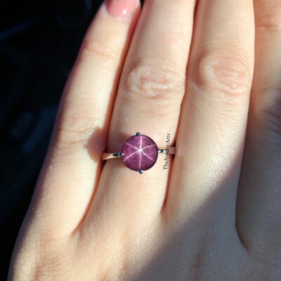 Vintage Ruby Star Ring In 925 Sterling Silver Women Ring, Handmade Silver Ring | eBay