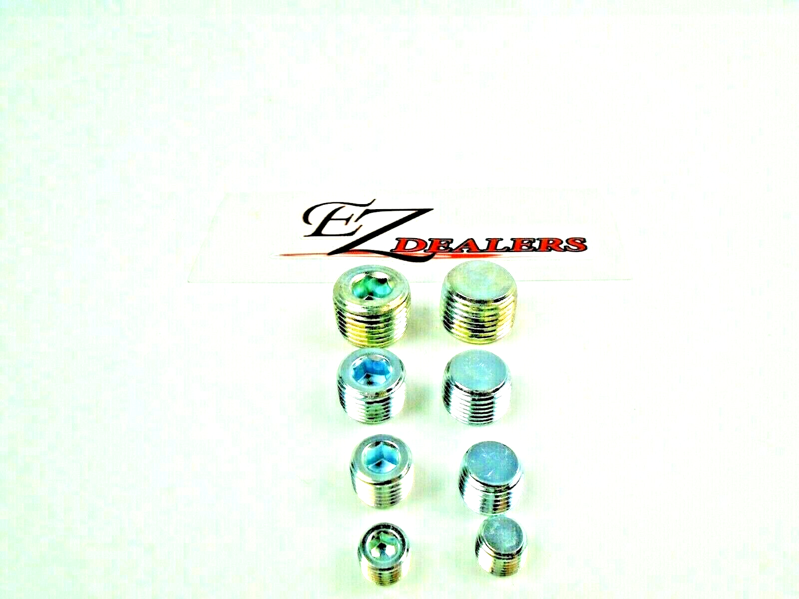 SBC Chevrolet Engine Block Intake Manifold Plug Kit 1/8" 1/4" 3/8" 1/2 ...