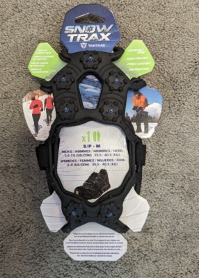 Snow Trax - Yaktrax Traction Slide Ons - For Shoes and Boots Small ...